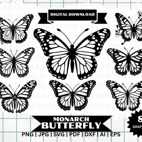 Monarch Wings - Etsy
