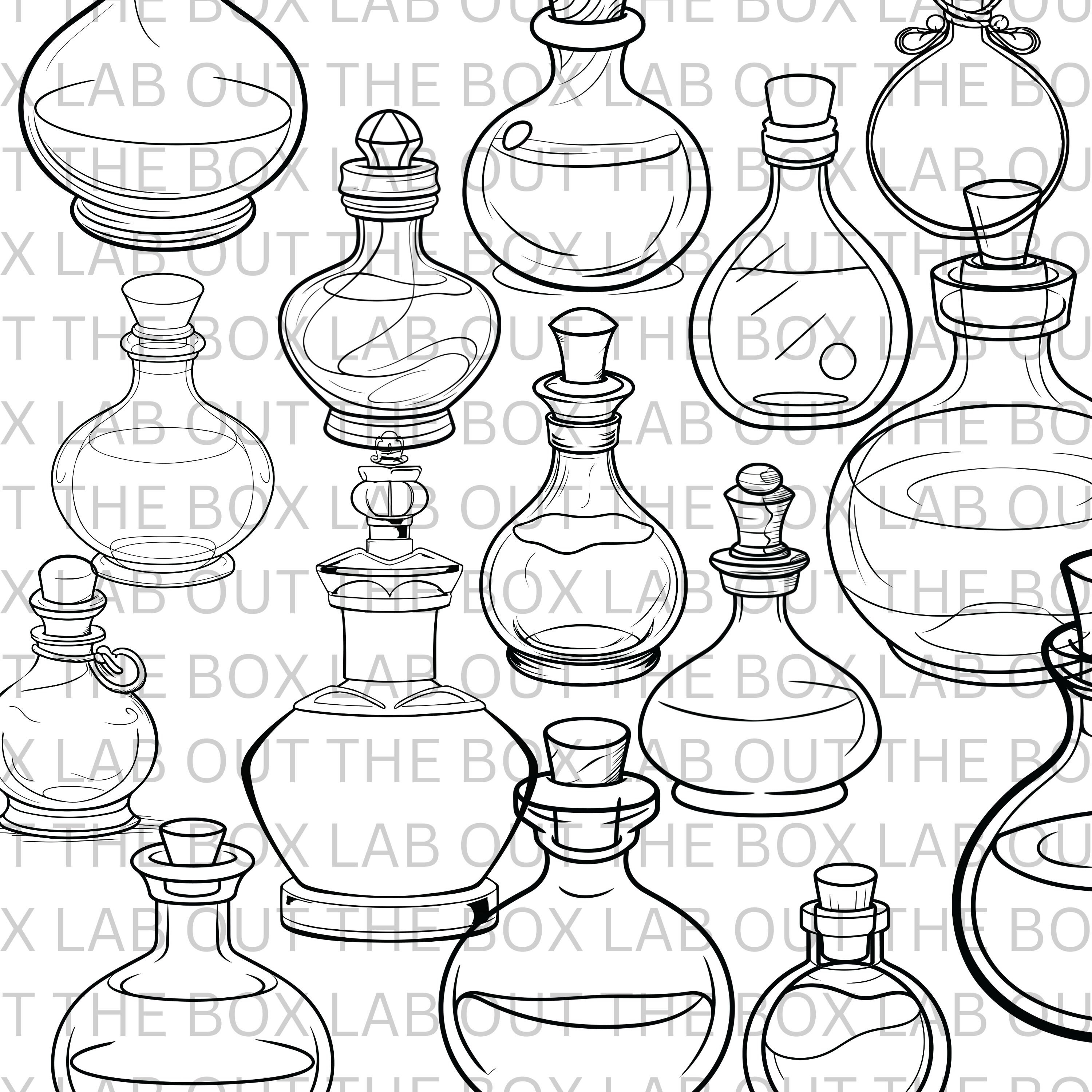 Potion Bottles SVG Witchcraft Svg Mystical Svg Magic Svg - Etsy Australia