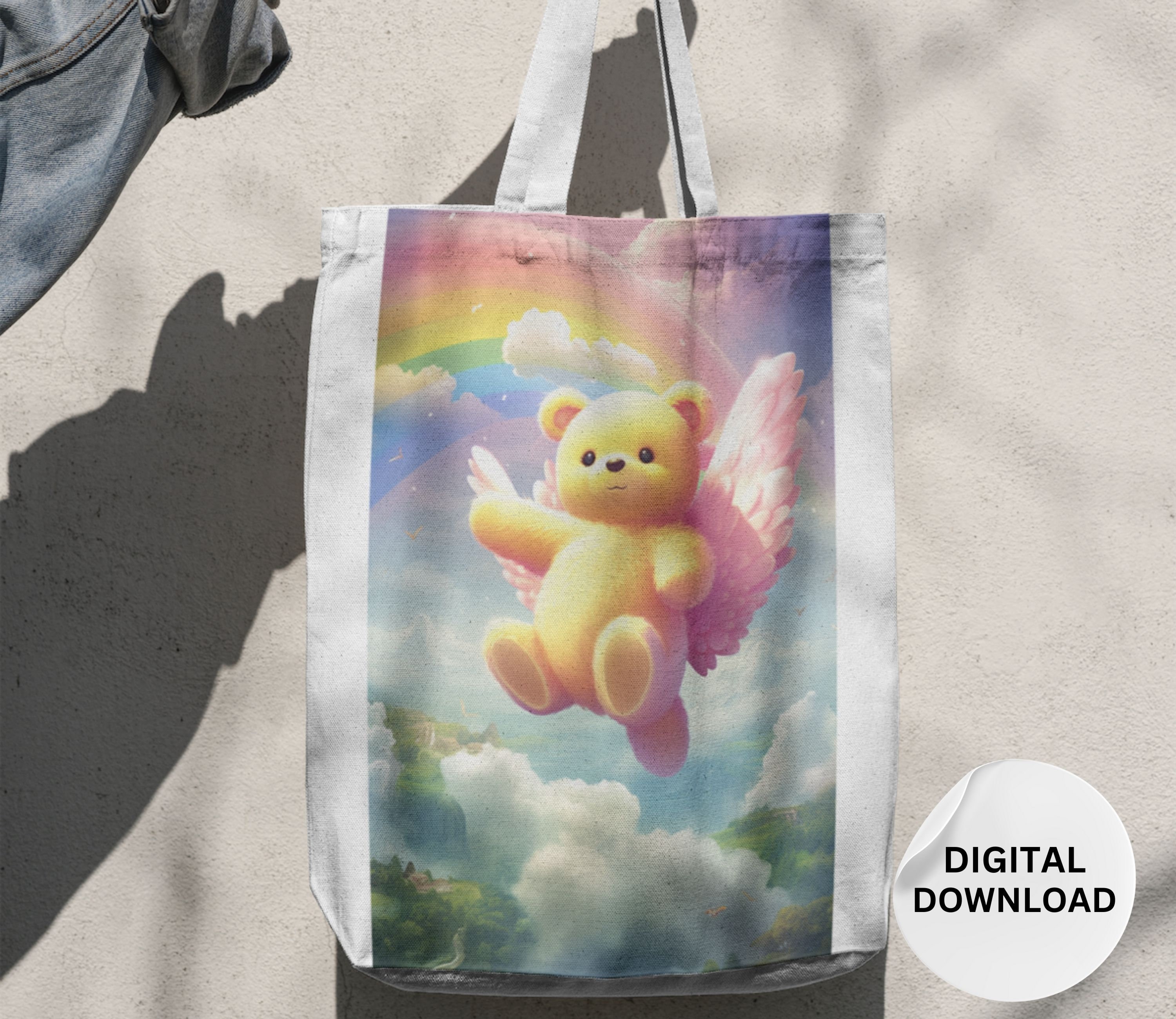 Teddy Bear Wall Art CARE BEARS POSTER Fan Art Digital Poster Set Bundle ...