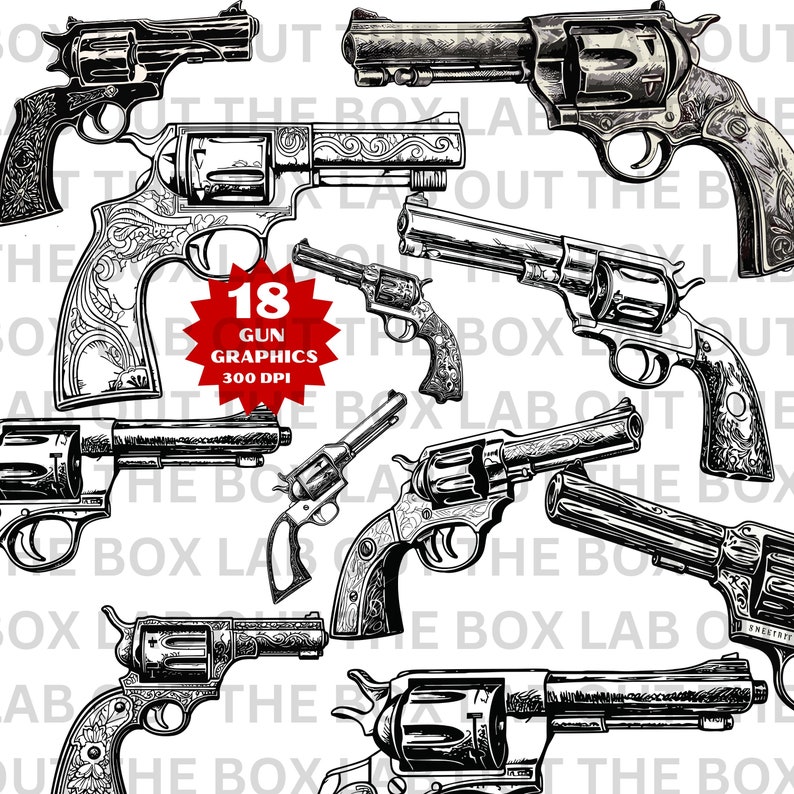 COWBOY SVG BUNDLE| Western Svg Gun Svg | Colt 45 Revolver Svg | Png ...