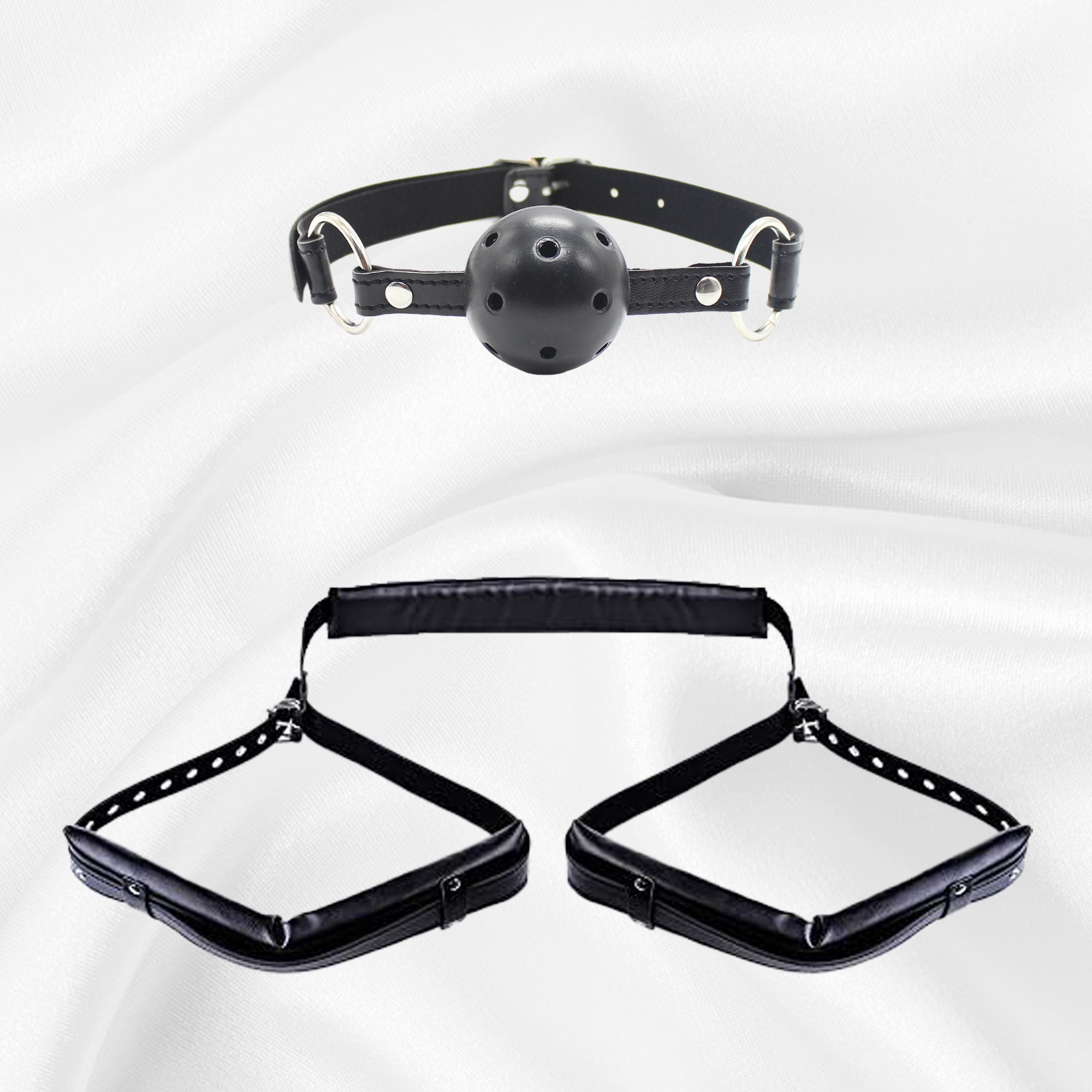 BDSM Open Legs Harness,bondage Sex Posture Sling,thigh Restraint Sling ...