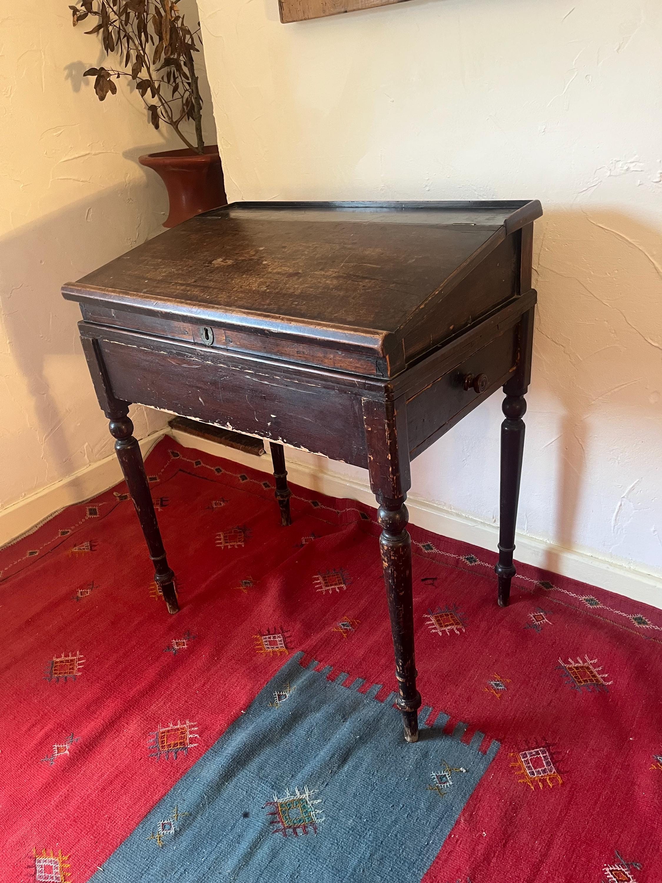 Georgian Mahogany Slant-top Writing Desk (slope Desk), C. 1770–1800 - Etsy
