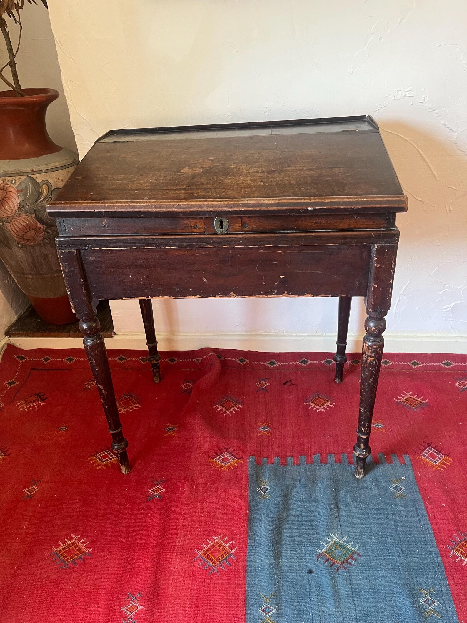 Georgian Mahogany Slant-top Writing Desk (slope Desk), C. 1770–1800 - Etsy