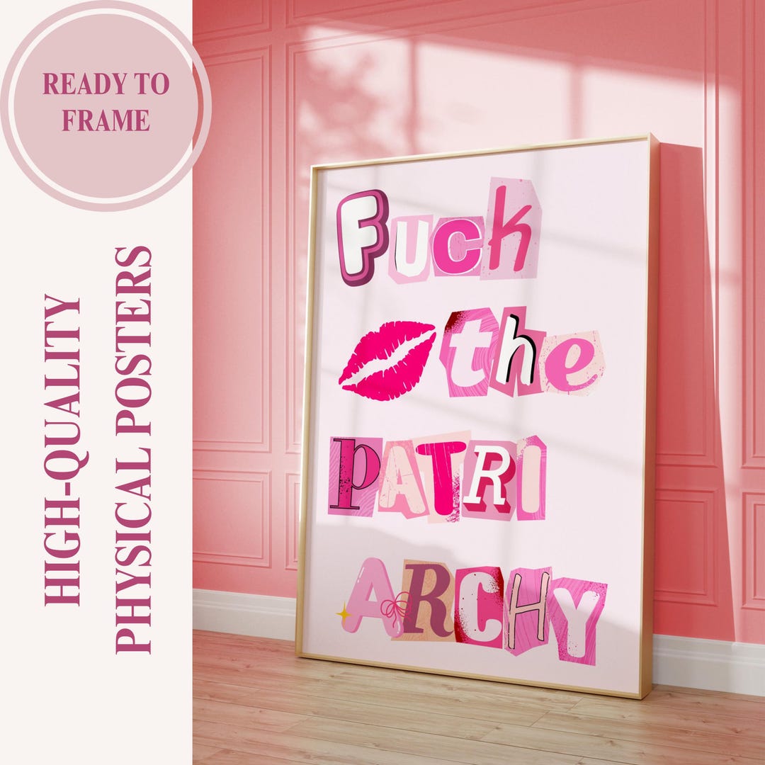 Maximalist Scrapbook Rolled Poster, Feminist Song Lyric Art Print ...