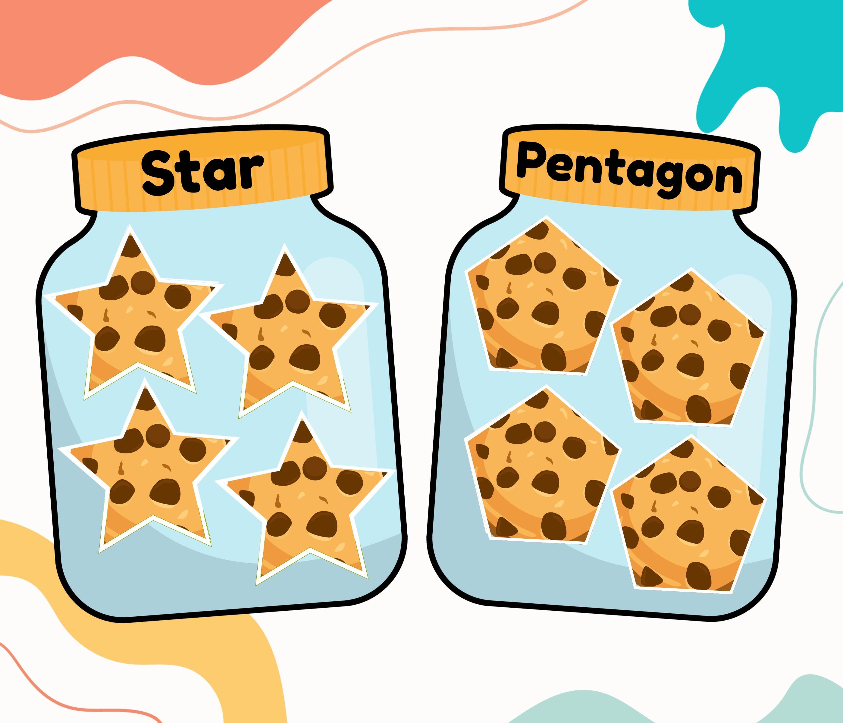 Shape Matching Cookie Printable: Montessori Learning Activity (PDF ...