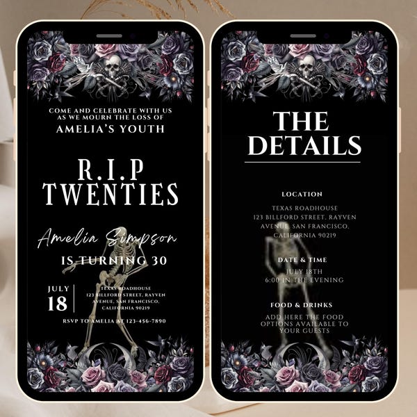 Last Year in My 20s Invitation - Etsy