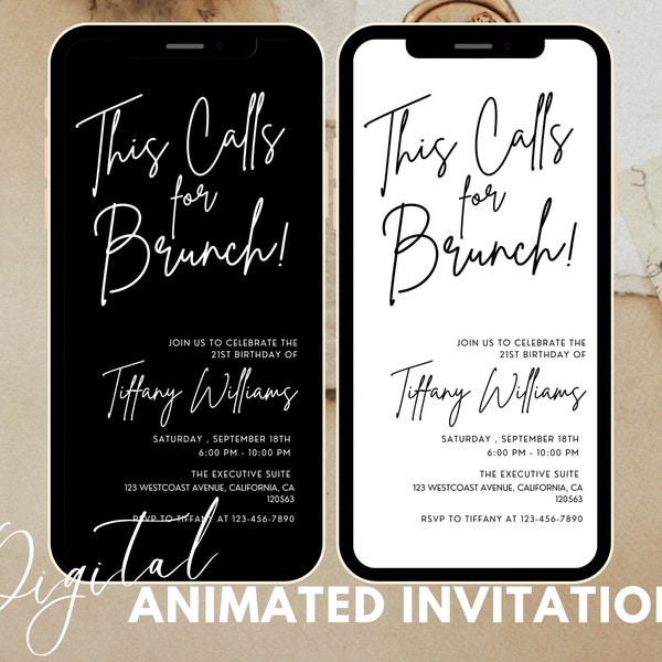 Brunch Invitation - Etsy