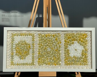 Tarantella-shellsshape Shell Art Piece of Art With Embossed Natural ...