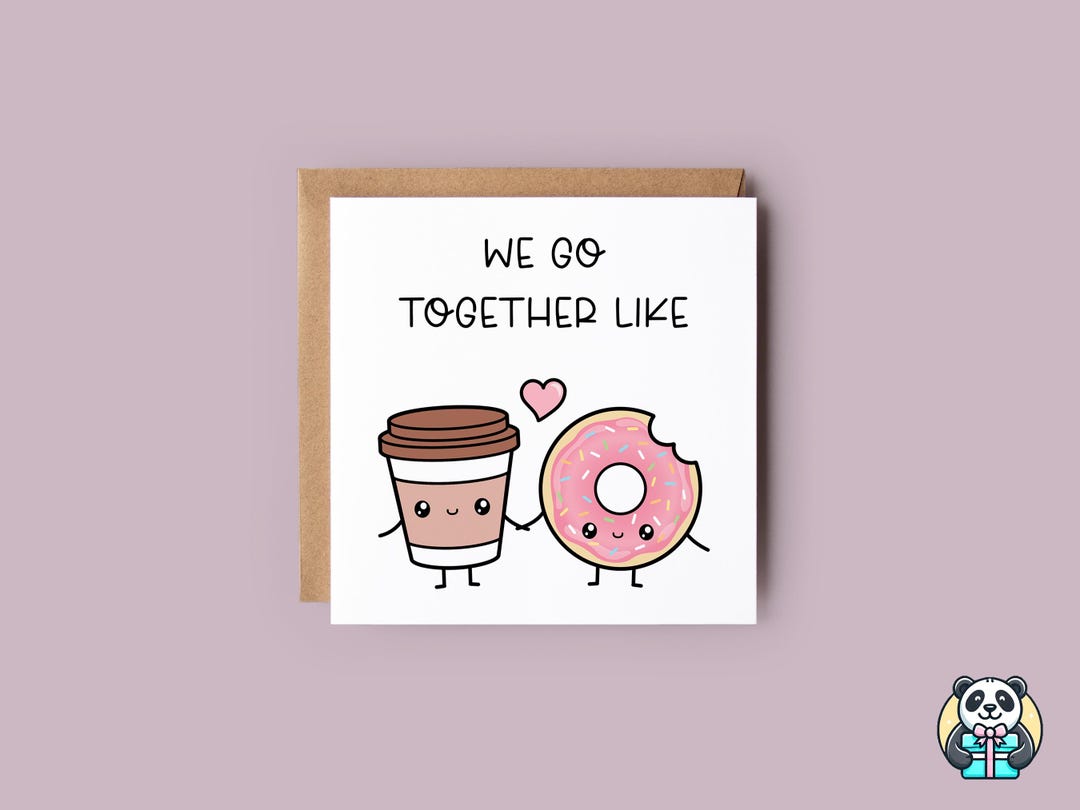 Valentine's Day Card | Anniversary Card | Cute Love Card | We Go ...