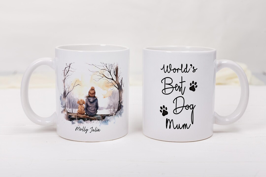 Personalised Dog Mum Mug: Custom Dog Breed Gift - Etsy UK