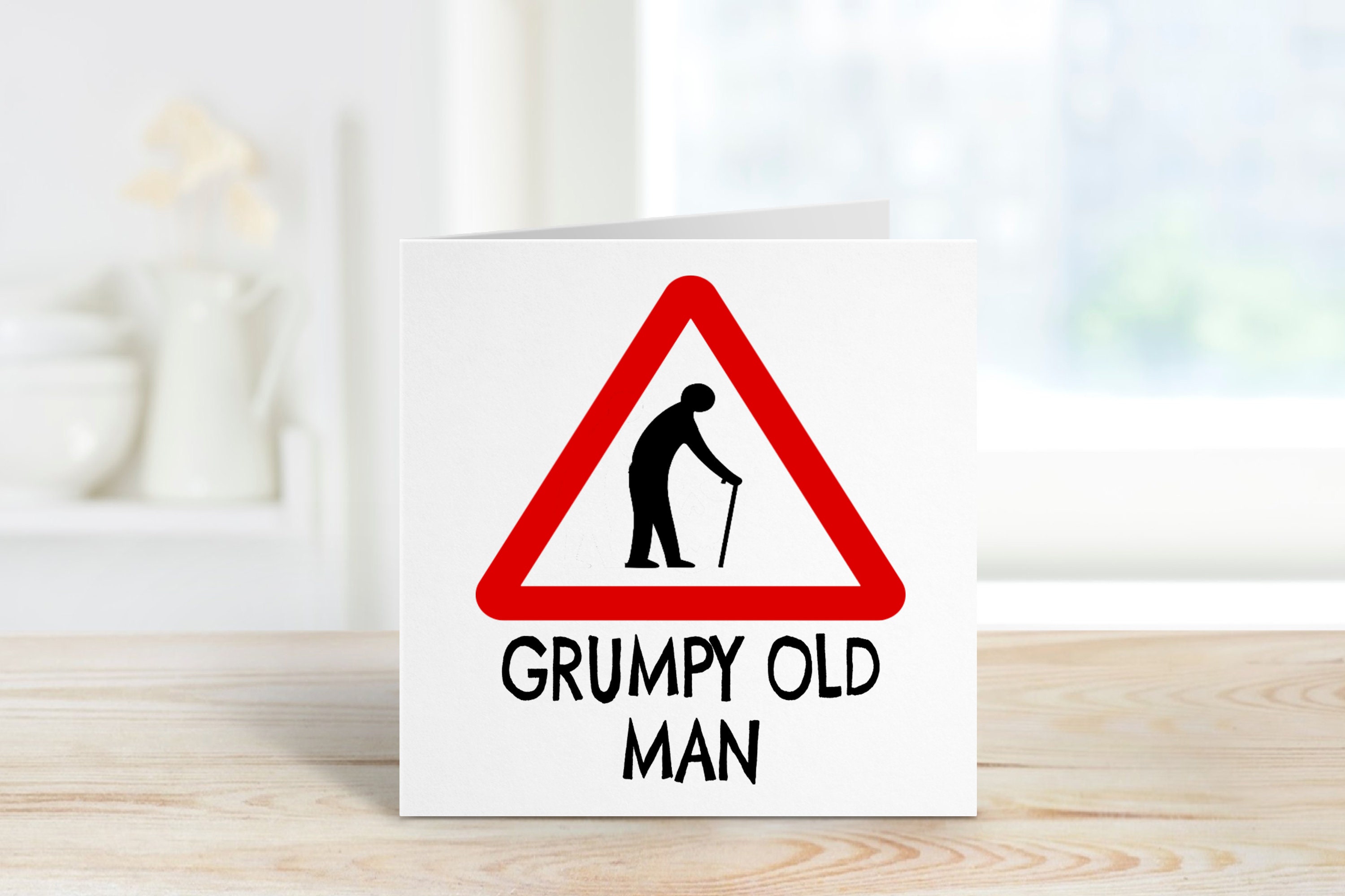 Grumpy Old Man Card Happy Birthday Card Card for Him - Etsy UK