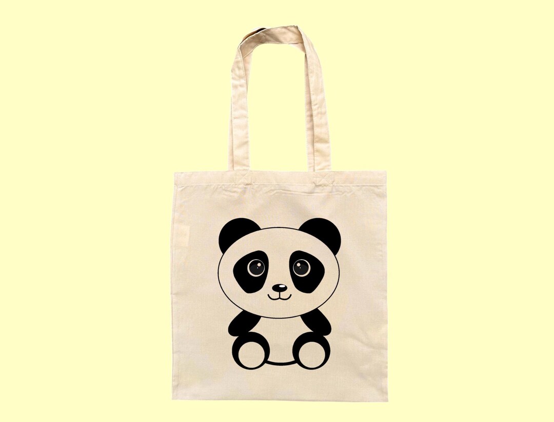 Panda Tote Bag Reusable Bag Shopping Bag Material Bag Handbag Cute Gift ...