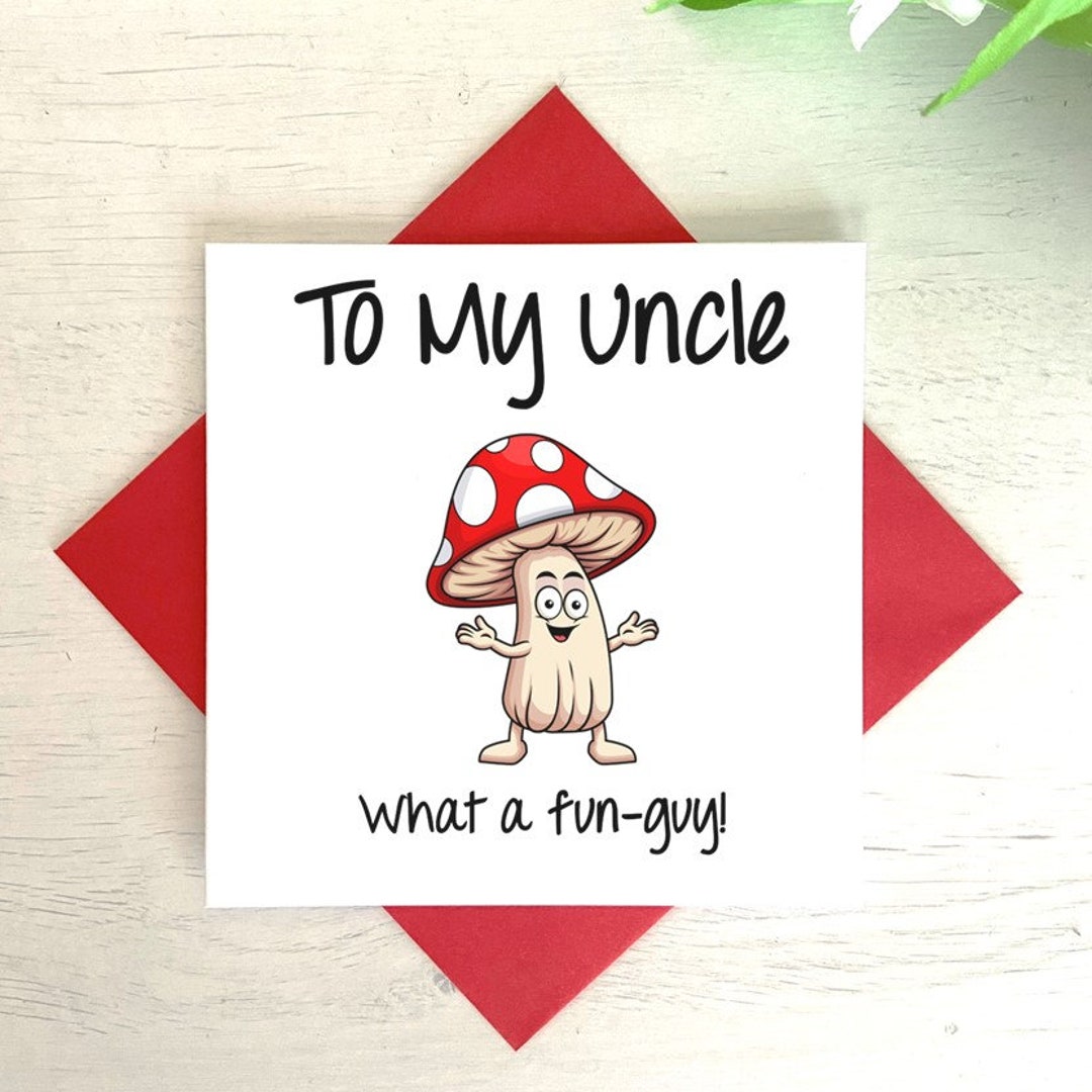 Funny Uncle Card Uncle Birthday Card Card for Him Joke - Etsy