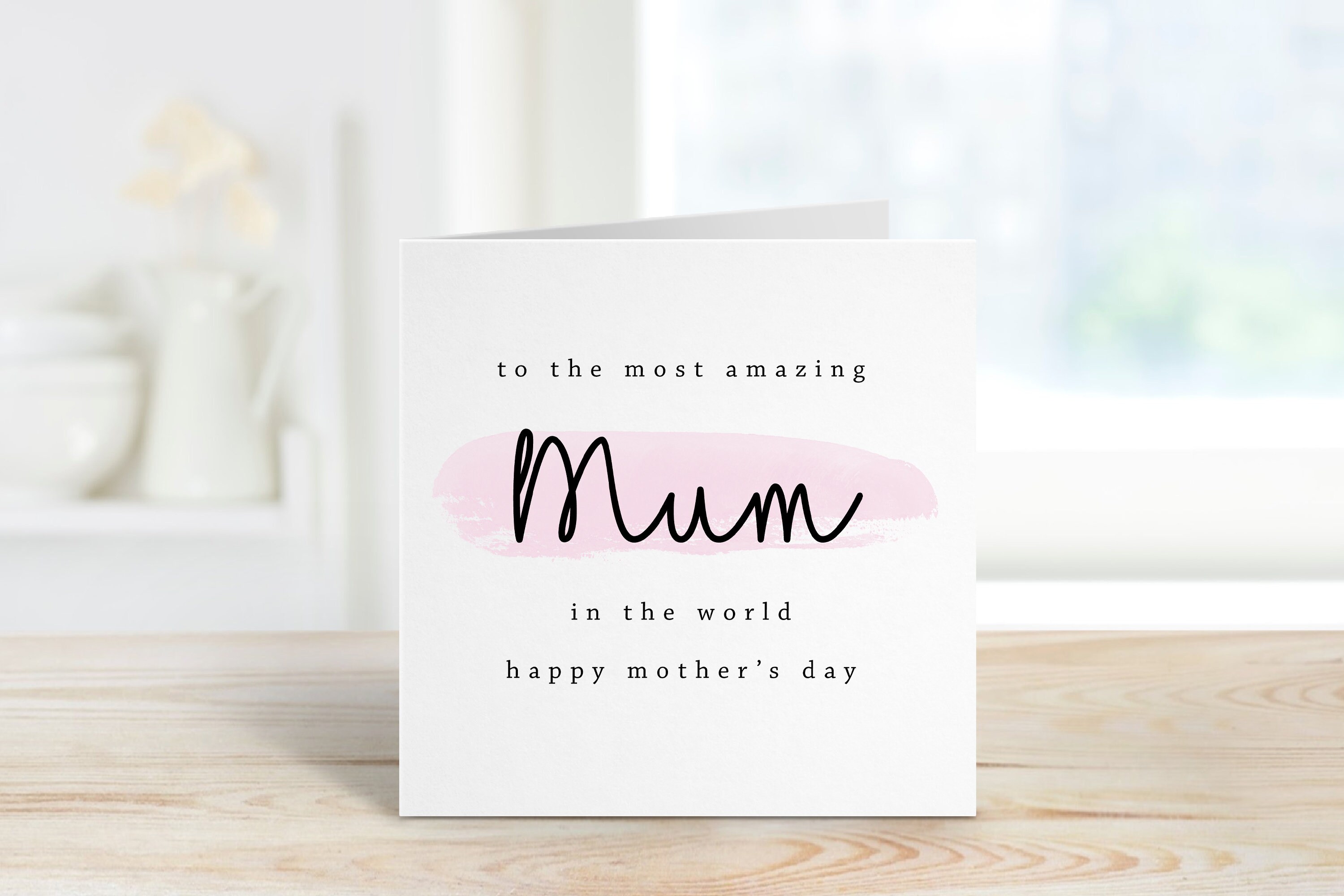 To the Most Amazing Mum in the World Mother's Day Card Cute Mother's ...