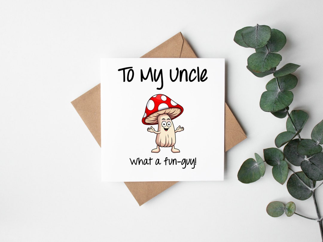Funny Uncle Card | Uncle Birthday Card | Card for Him | Joke Uncle Card ...