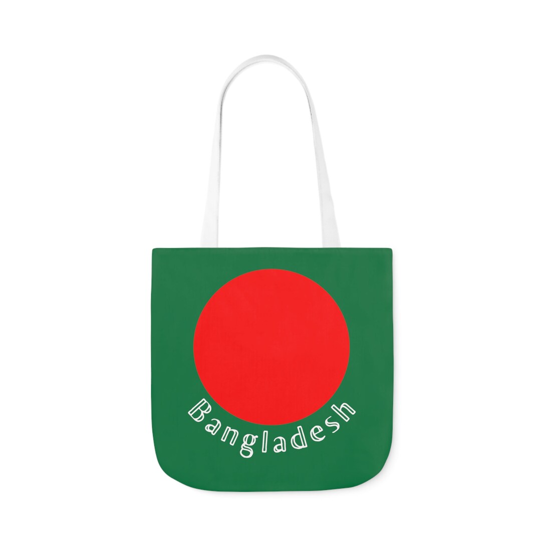 Bangladesh Flag Canvas Tote Bag, Perfect Gift for Bengali, Unique Gift ...