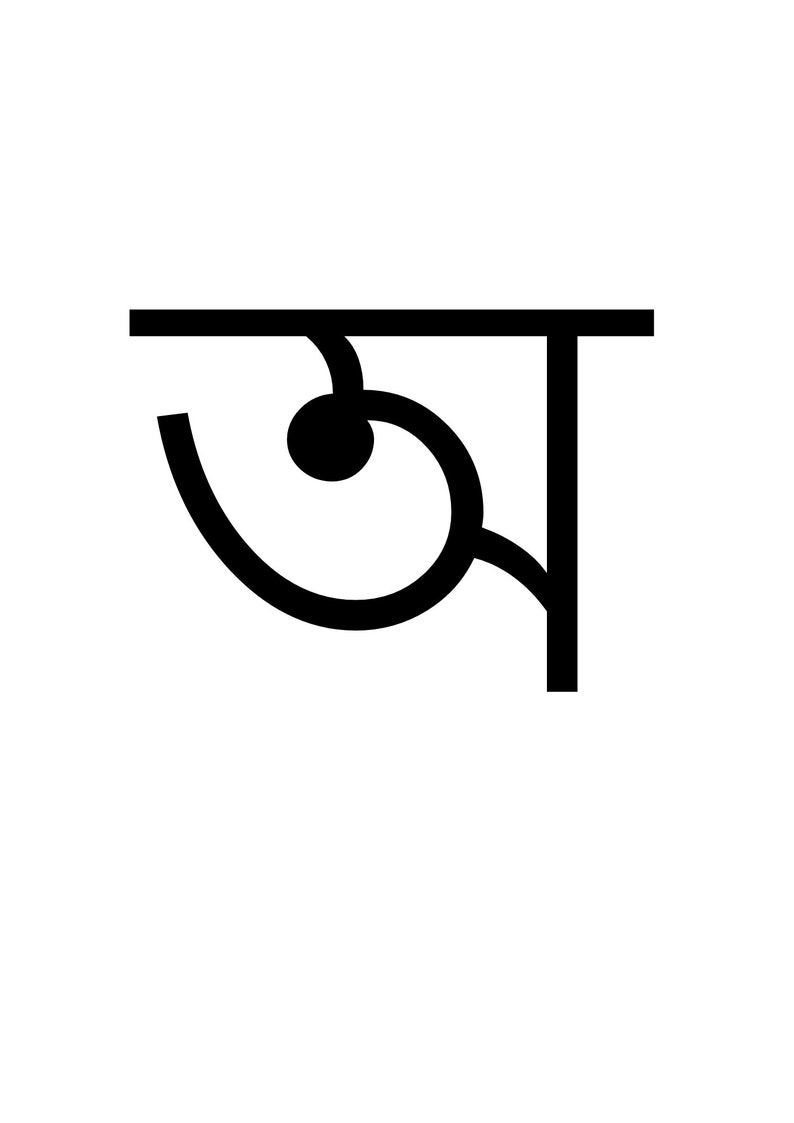 Alphabet Bengali Alphabet to Print and Learn - Etsy