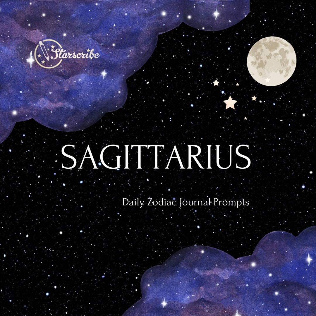 Sagittarius Zodiac Season Digital Journal Prompts - Etsy
