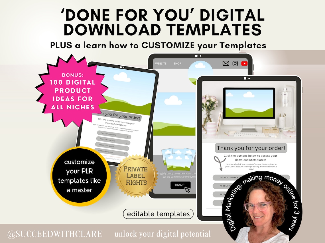 Digital Download Instruction Templates for Digital Products, Digital ... Digital Download Instruction Templates for Digital Products, Digital ...