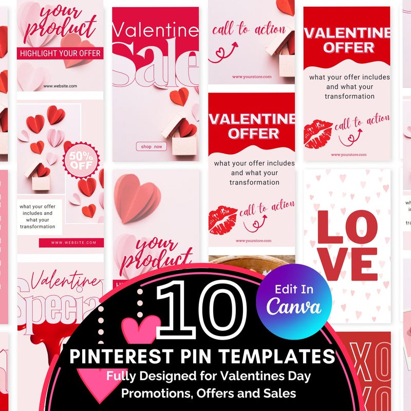 Valentines Pinterest - Etsy UK