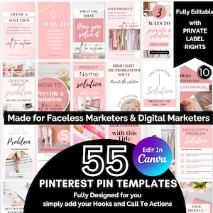 Pinterest Templates Canva. Pinterest Pins. Pink Pinterest Templates ...