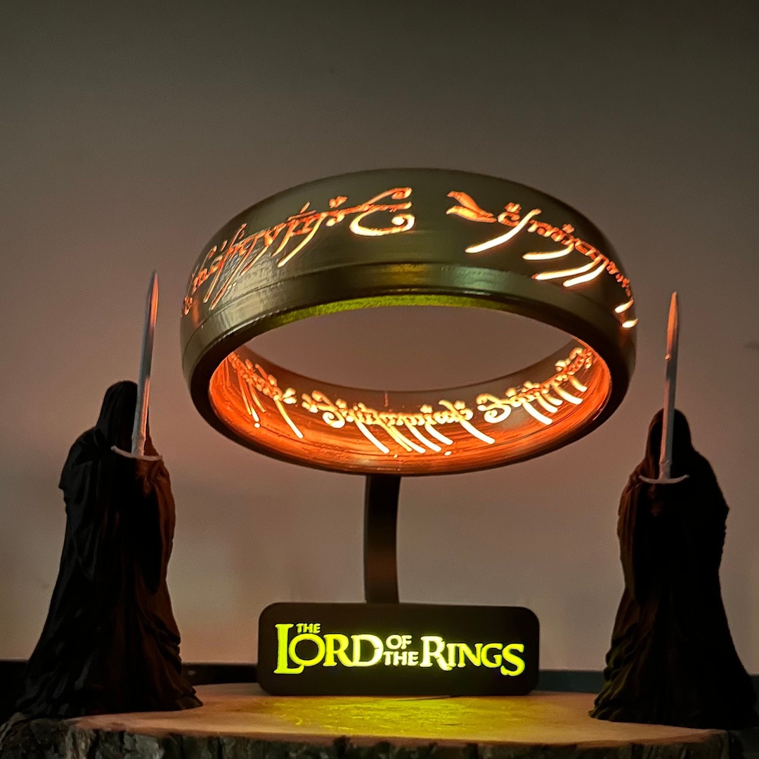 The One Ring Lamp – Lord of the Rings LED Desk Light - Etsy