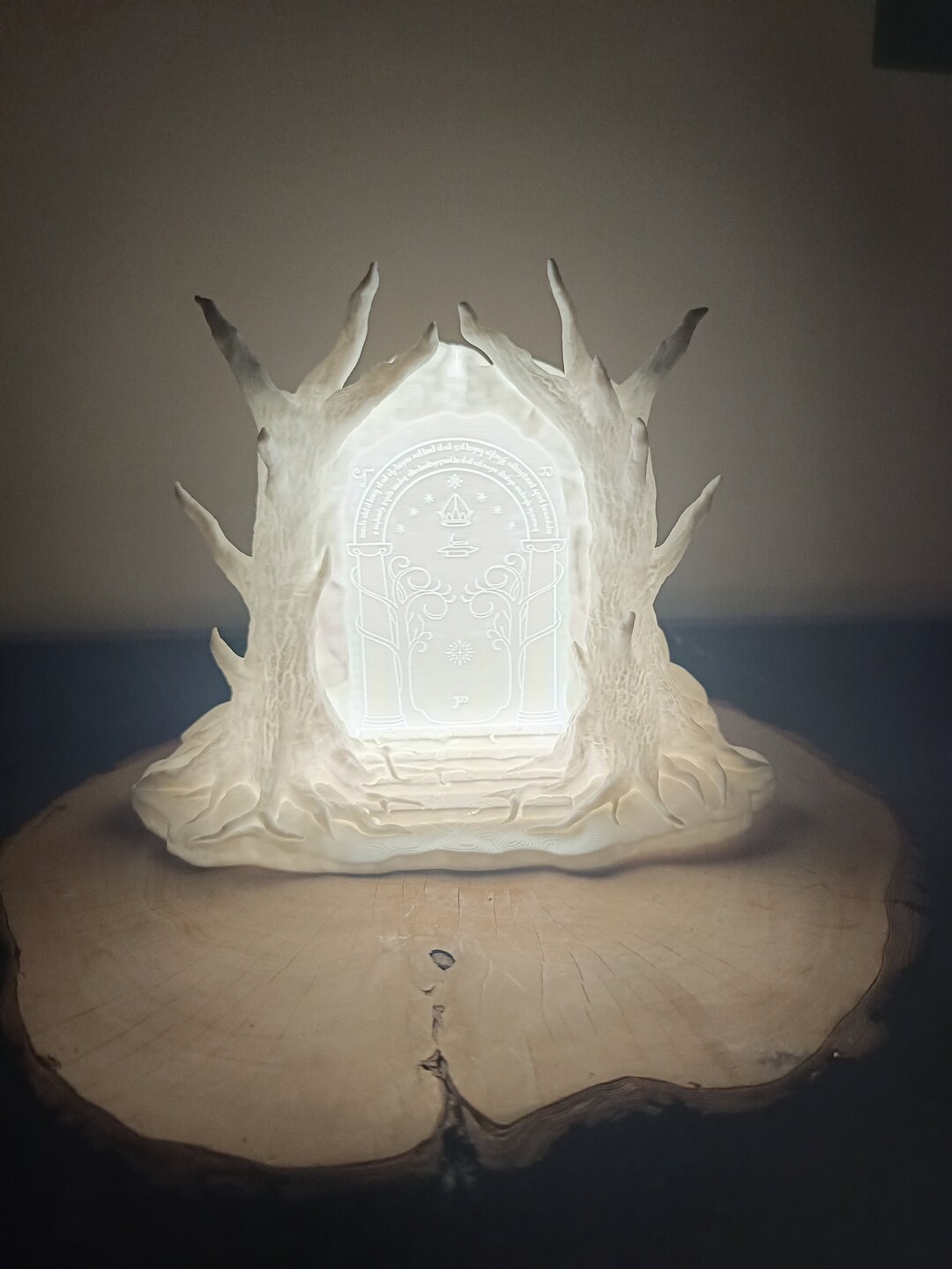 Doors of Durin Lamp - LOTR LED Decor - Etsy