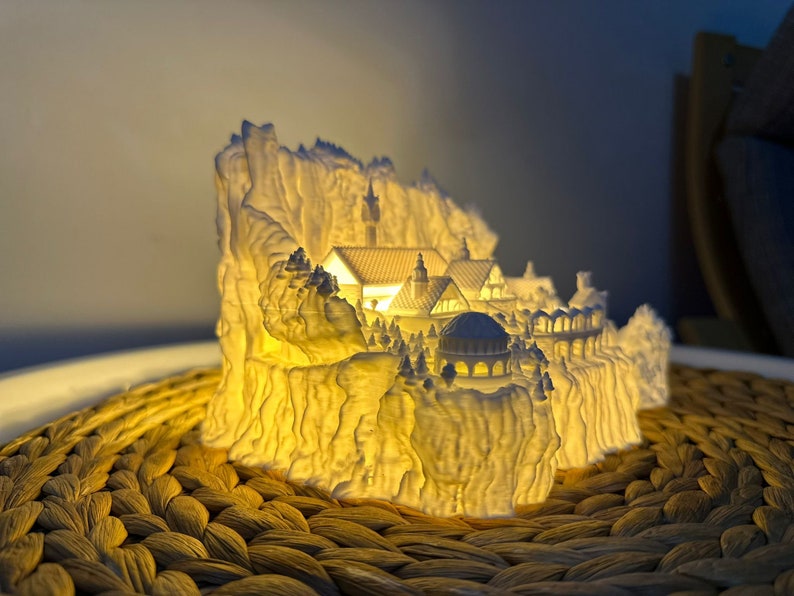 Rivendell Lamp / Lord of the Rings Lamp / Lord of the Rings Gift / Lord ...