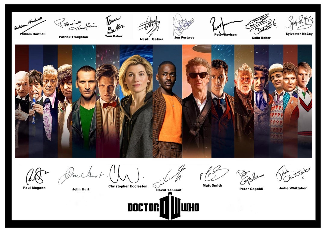 All New for 2024 Doctor Who Signed / Autographed Stunning Quality Print ...