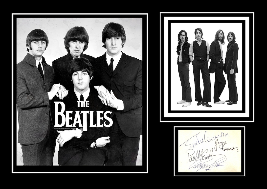 Great Quality the Beatles Signed / Autographed Print. Stunning Quality ...