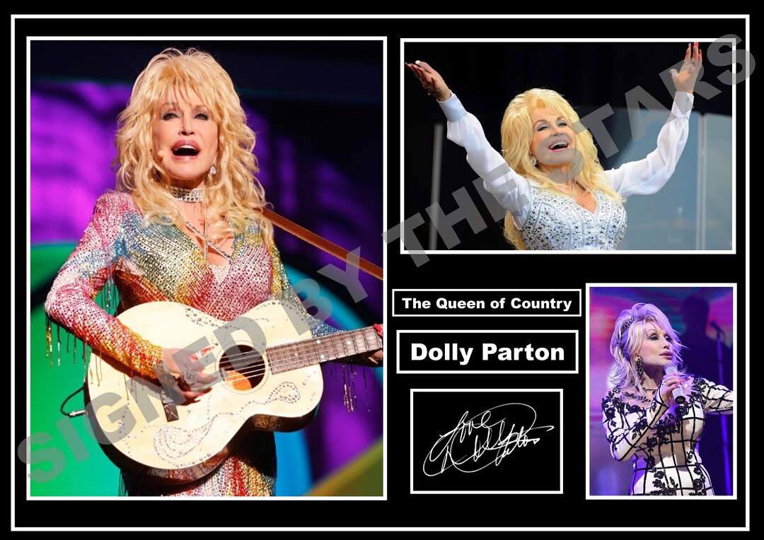 Great Quality Dolly Parton Signed / Autographed. Stunning Quality Print ...