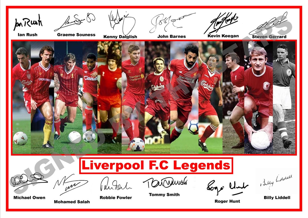 Liverpool FC Legends Signed / Autographed Stunning Quality Print. Mo ...