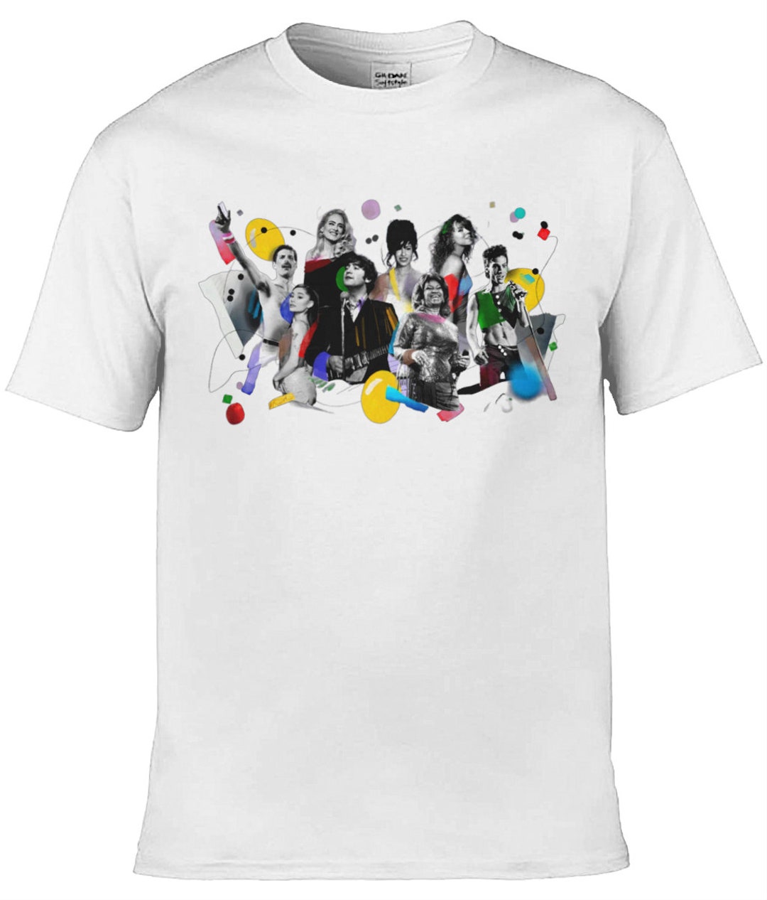 Pop Starts Freddie Adele Amy Mariah Prince Ariana John Aretha Unisex ...