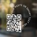 Store Window Custom QR Code Vinyl Decal Shop QR Code Custom - Etsy