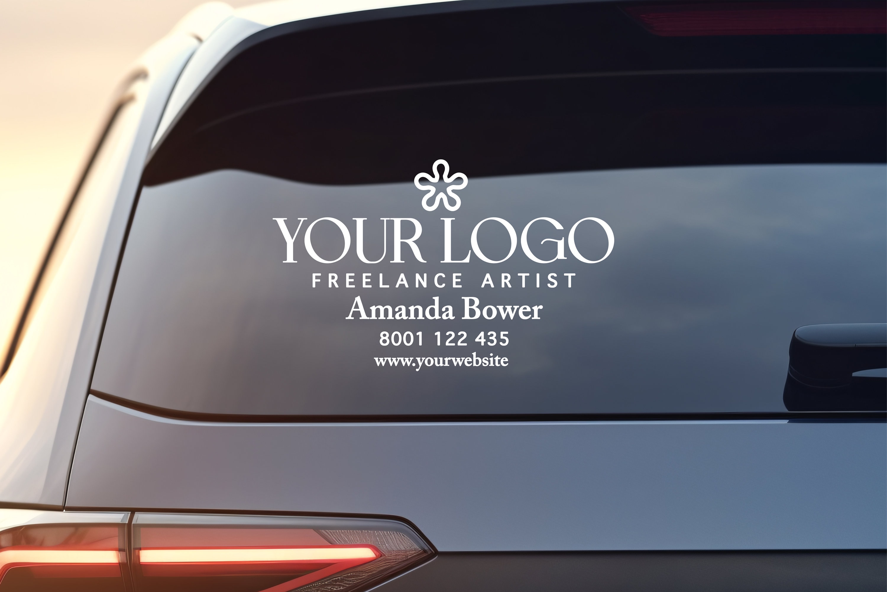 Store Custom Logo & Business Vinyl Decal for Car Window Business Vinyl ...