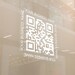 Square Store Window Custom QR Code Vinyl Decal Shop QR Code Custom ...