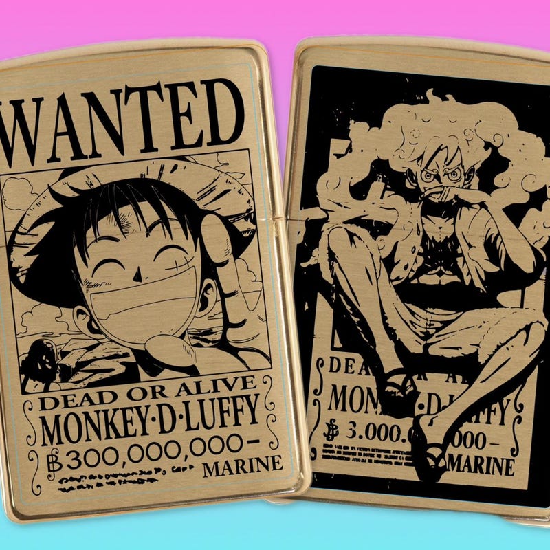 Luffys Wanted Poster - Etsy