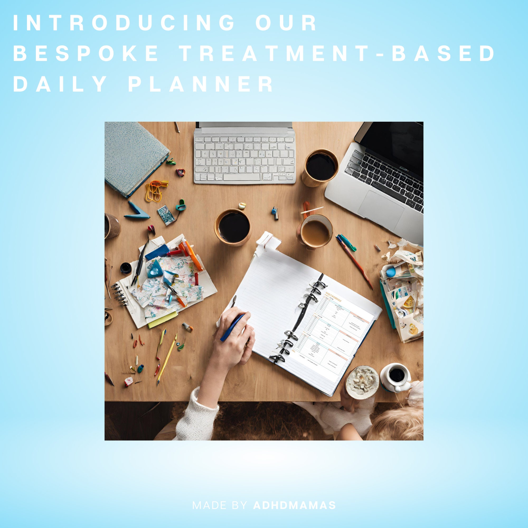 ADHD Daily Schedule for Stay-at-home-moms, Undated, PRINTABLE US Letter ...