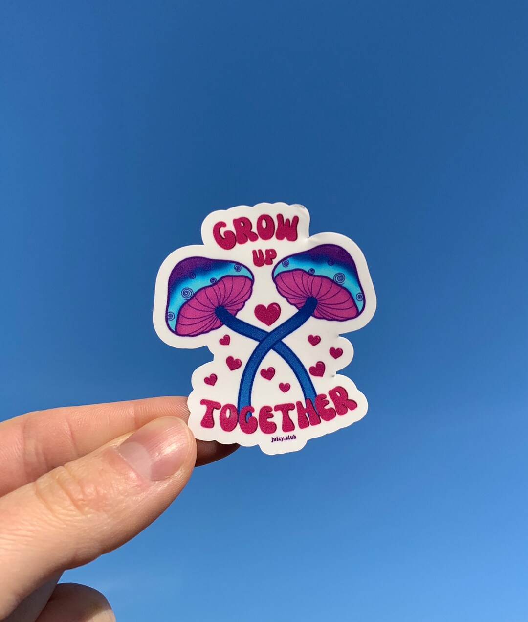 Stickers grow up Together, Resistant and Waterproof, Funny Stickers ...