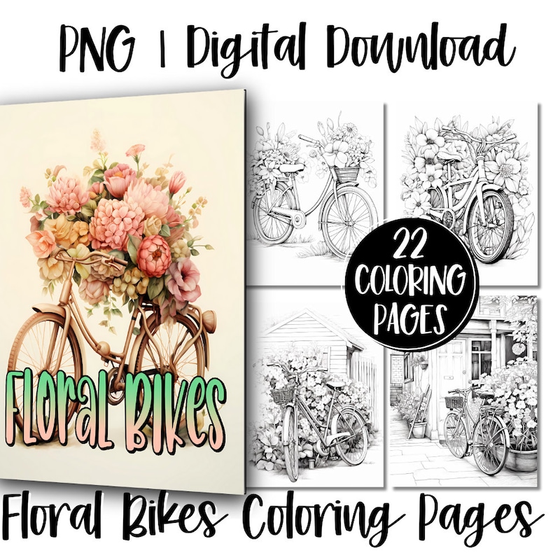 Flower Bicycle - Etsy