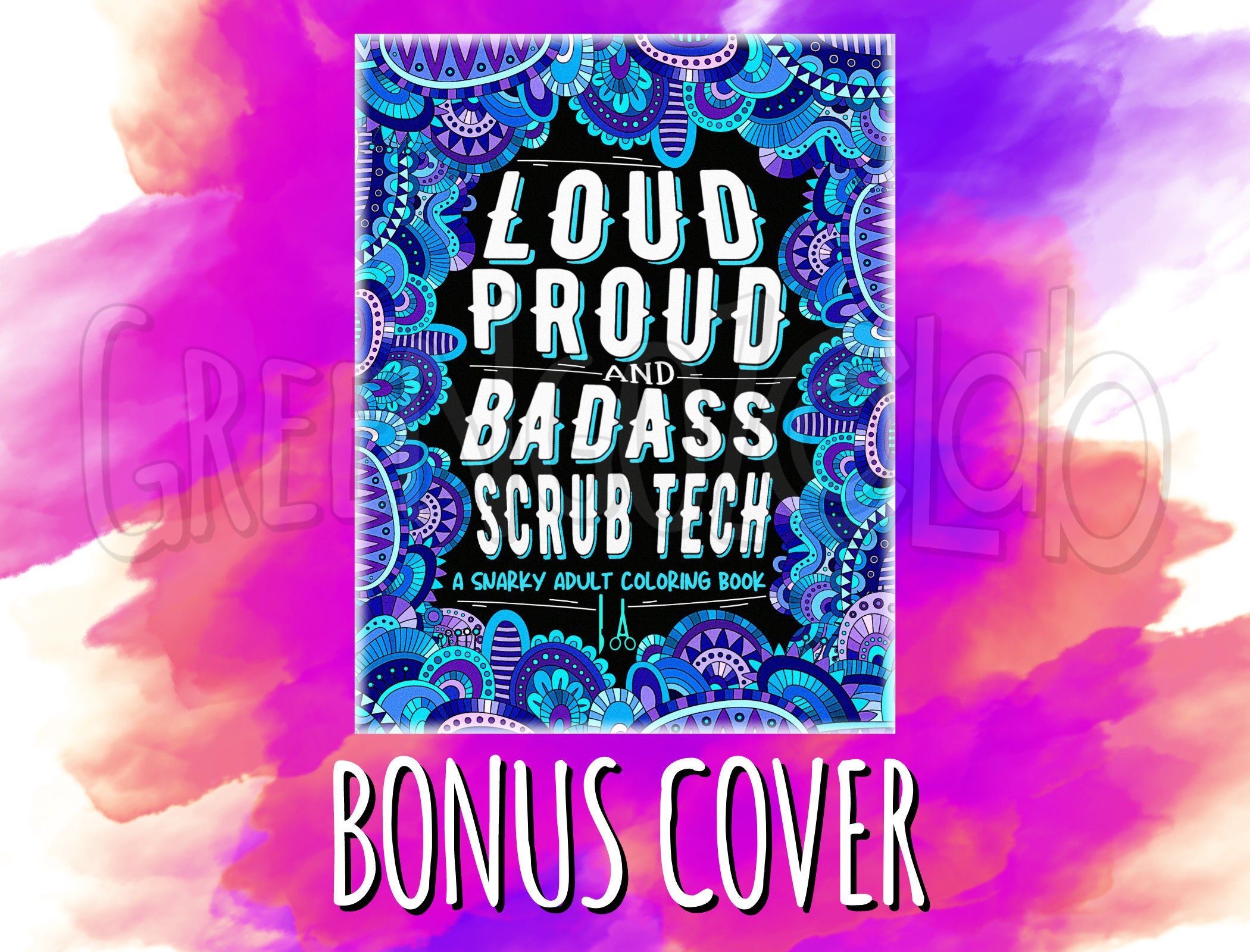 Scrub Tech Coloring Book Pages for Adults, Funny & Snarky Surgical ...