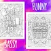 Funny HR Coloring Book Pages (digital Download) - Etsy
