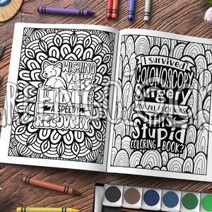 Funny Colonoscopy Recovery Coloring Book Pages - Etsy