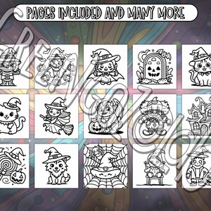 41 Bold & Easy Cute and Spooky Halloween Coloring Book Pages for All ...