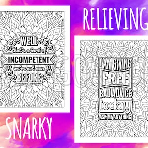 Funny HR Coloring Book Pages (digital Download) - Etsy