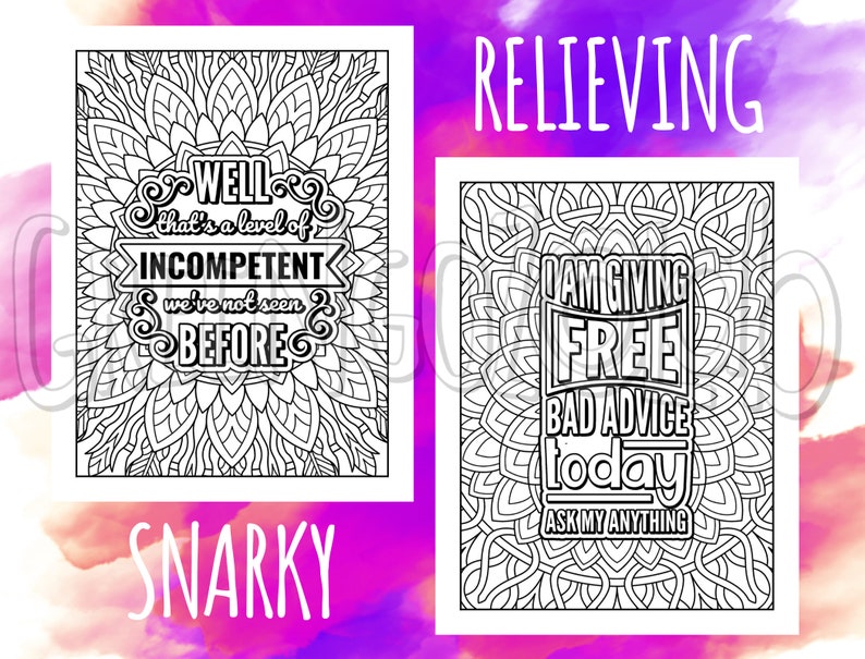 Funny HR Coloring Book Pages (digital Download) - Etsy