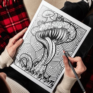 50 Creepy Horror Plants Coloring Book Pages - Etsy