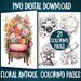50 Creepy Horror Plants Coloring Book Pages, PDF Grayscale Disturbing ...