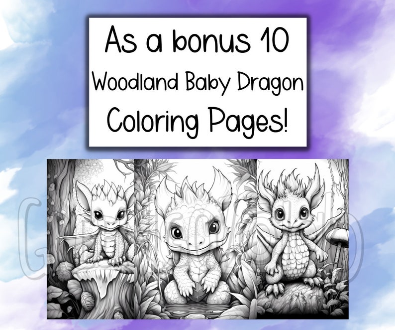 Floral Baby Dinosaur Coloring Book Pages - Etsy