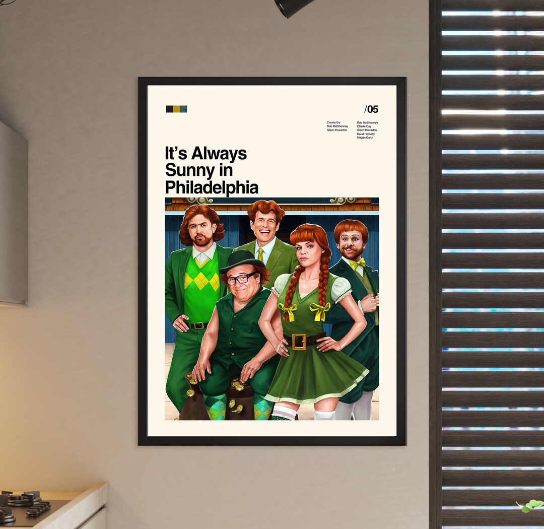 It's Always Sunny in Philadelphia Poster Modern Art - Etsy